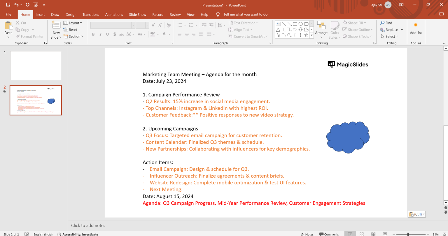 How to copy and paste a PowerPoint slide into another presentation ...