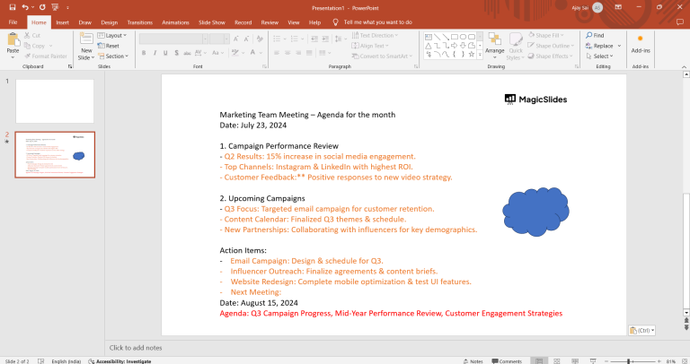 How to copy and paste a PowerPoint slide into another presentation ...