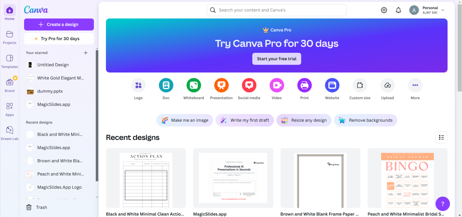 How to Add Sound Effect to Slide Canva - MagicSlides App