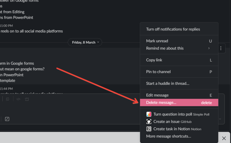 How to delete Slack conversation history - MagicSlides App