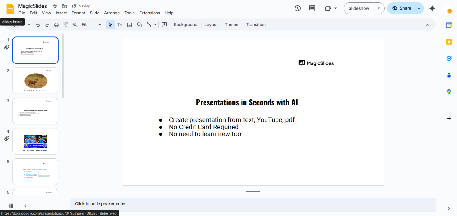 How to fill a shape with an Image in Google Slides - MagicSlides App