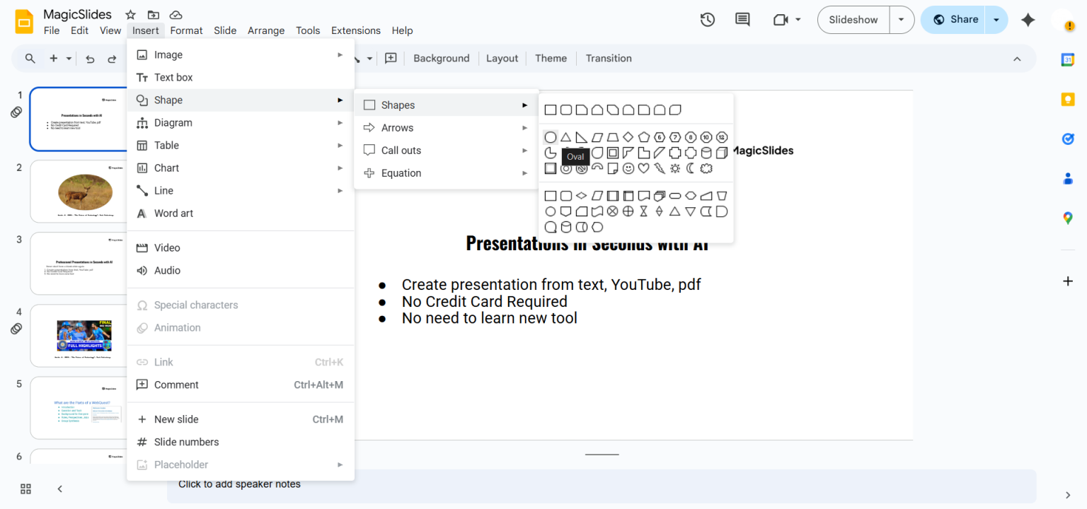 How to fill a shape with an Image in Google Slides - MagicSlides App