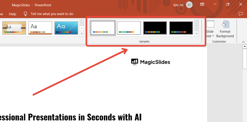 How to change theme Font in PowerPoint - MagicSlides App