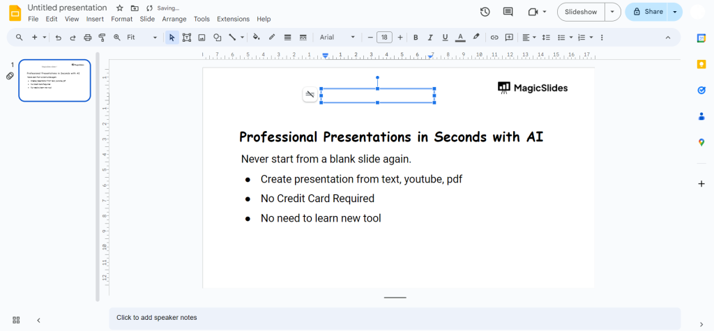 How to format footnotes in Google slides - MagicSlides App