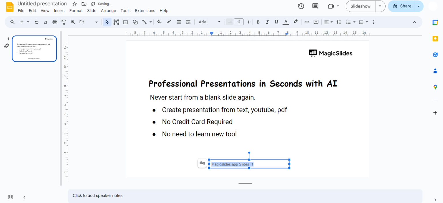 How to format footnotes in Google slides - MagicSlides App