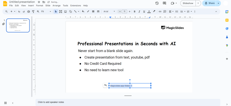 How to format footnotes in Google slides - MagicSlides App