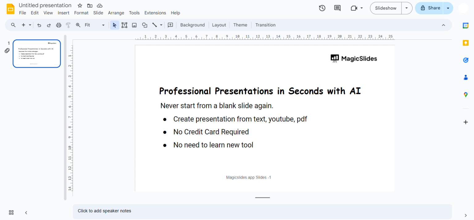 How to format footnotes in Google slides - MagicSlides App