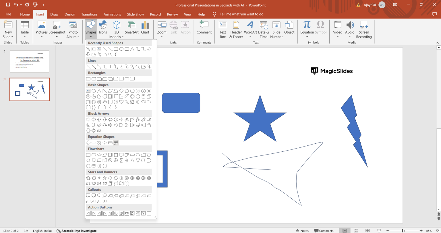 How to group shapes in PowerPoint - MagicSlides App
