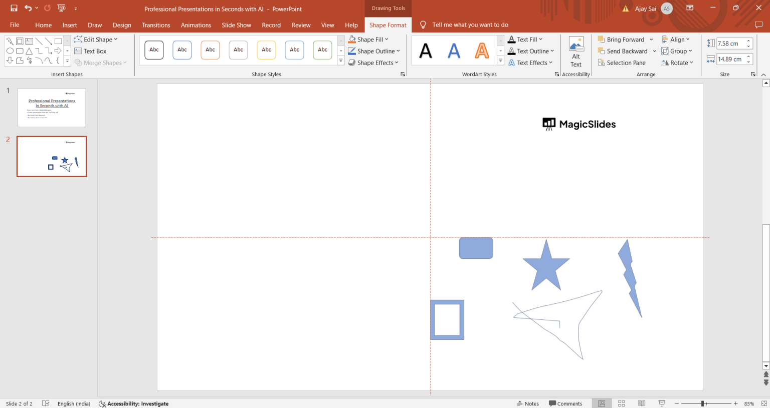 How to group shapes in PowerPoint - MagicSlides App
