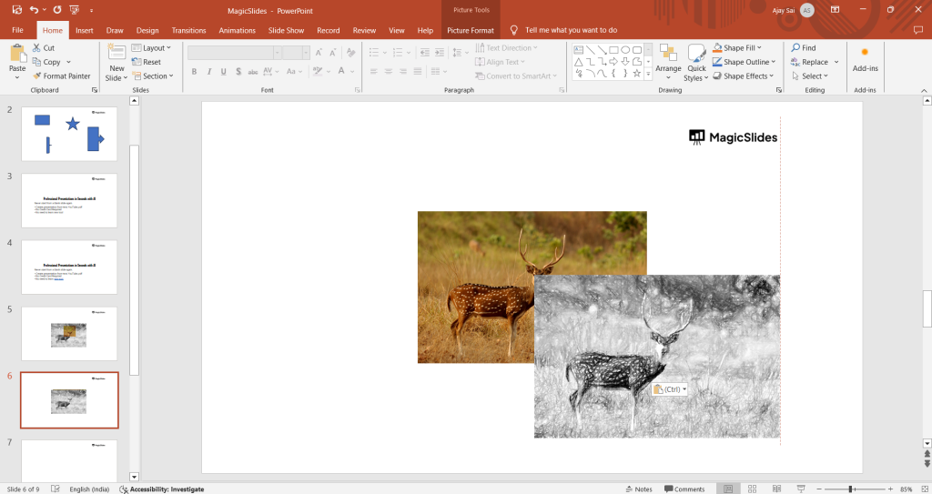How to make a Photo Slideshow in PowerPoint - MagicSlides App