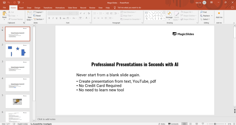 How to Make a video Play Automatically in PowerPoint - MagicSlides App