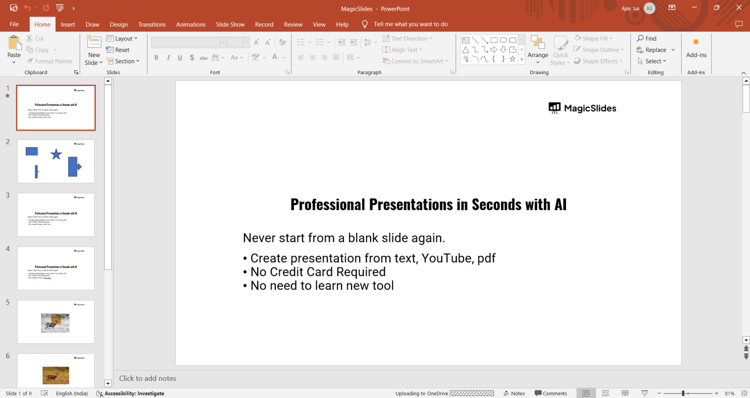 How to Randomize Slides in PowerPoint - MagicSlides App