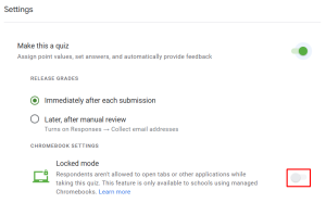 How to use locked mode on Google forms - MagicSlides App