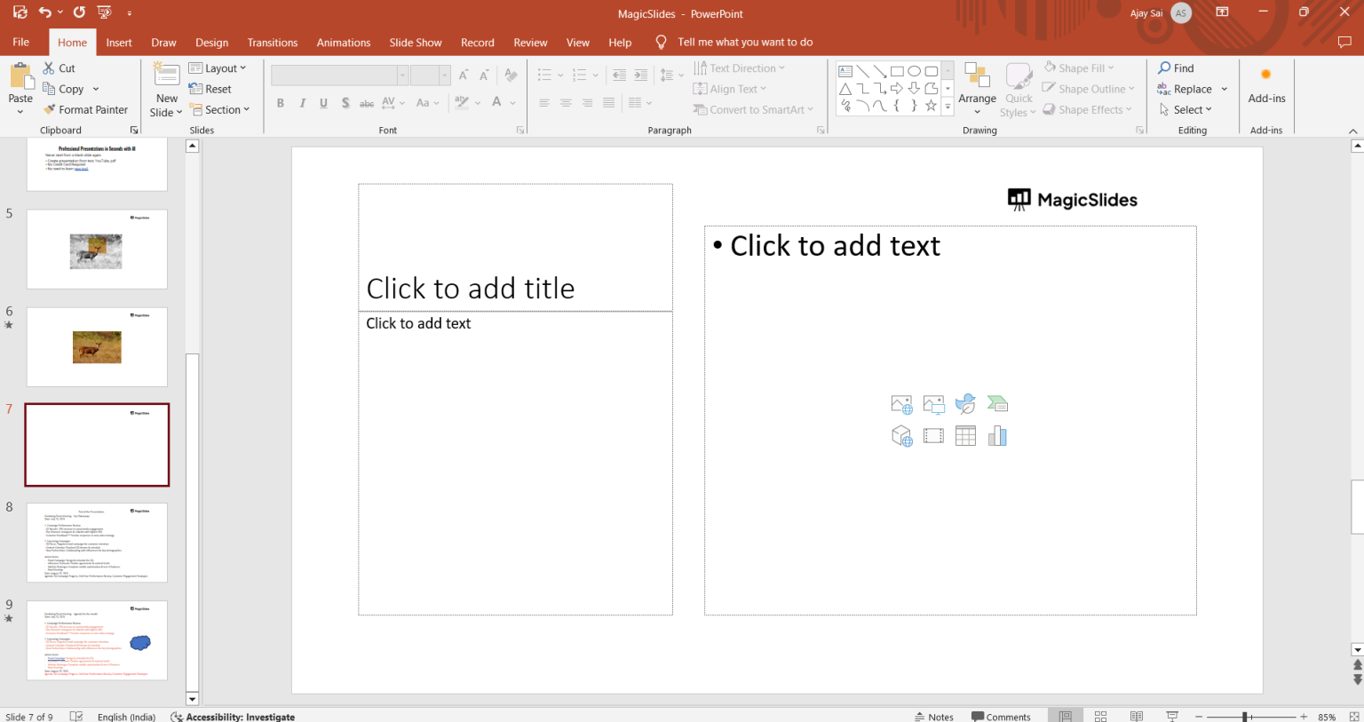 What is Slide Layout in PowerPoint - MagicSlides App