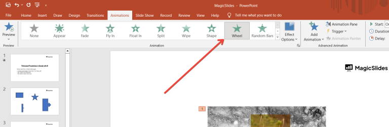 What PowerPoint feature will you use to apply Motion Effects to ...